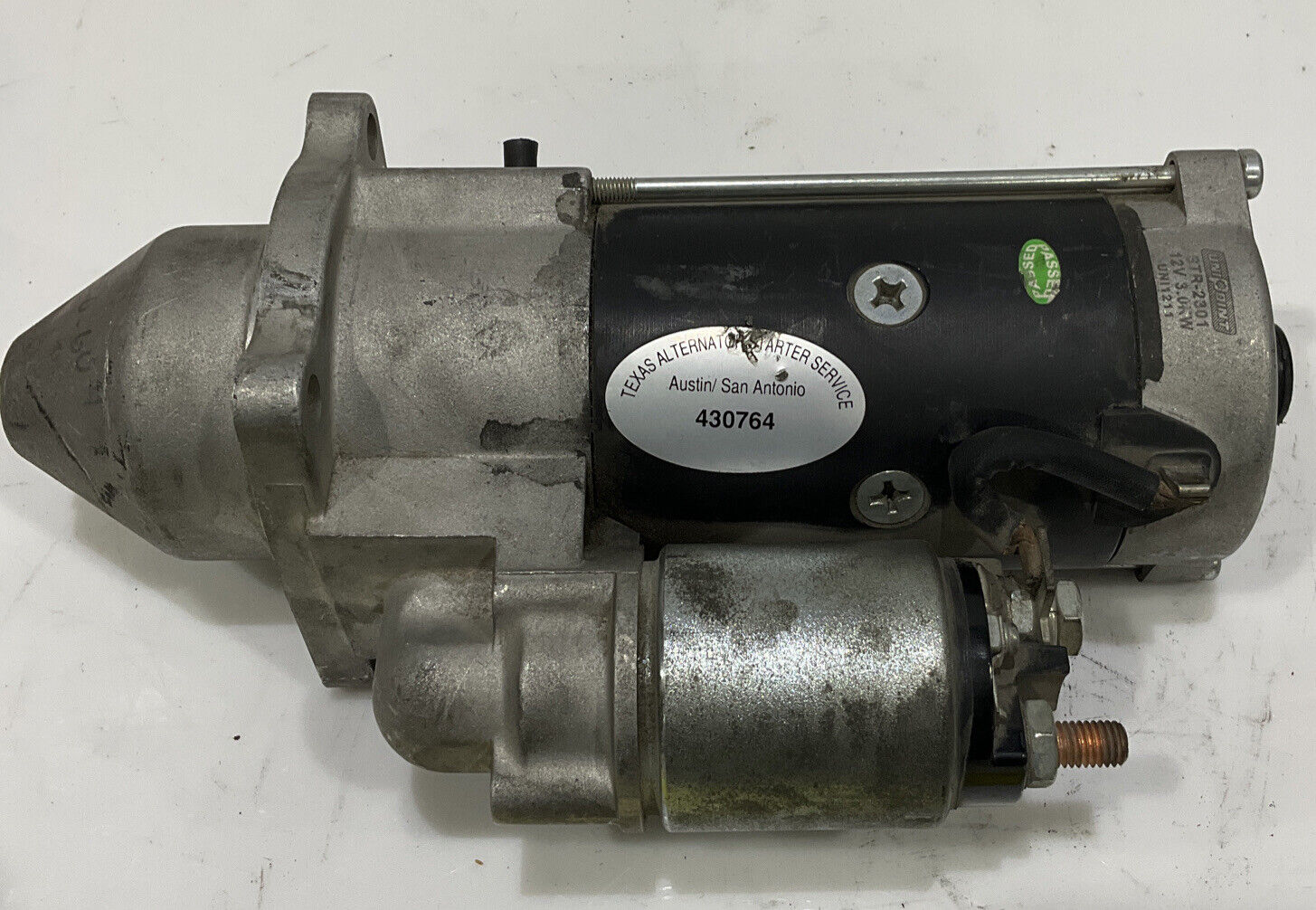 UNIPOINT STR-2301 STARTER 12V 3.0KW UNI1211 TEXAS ALTERNATOR 430764 ...