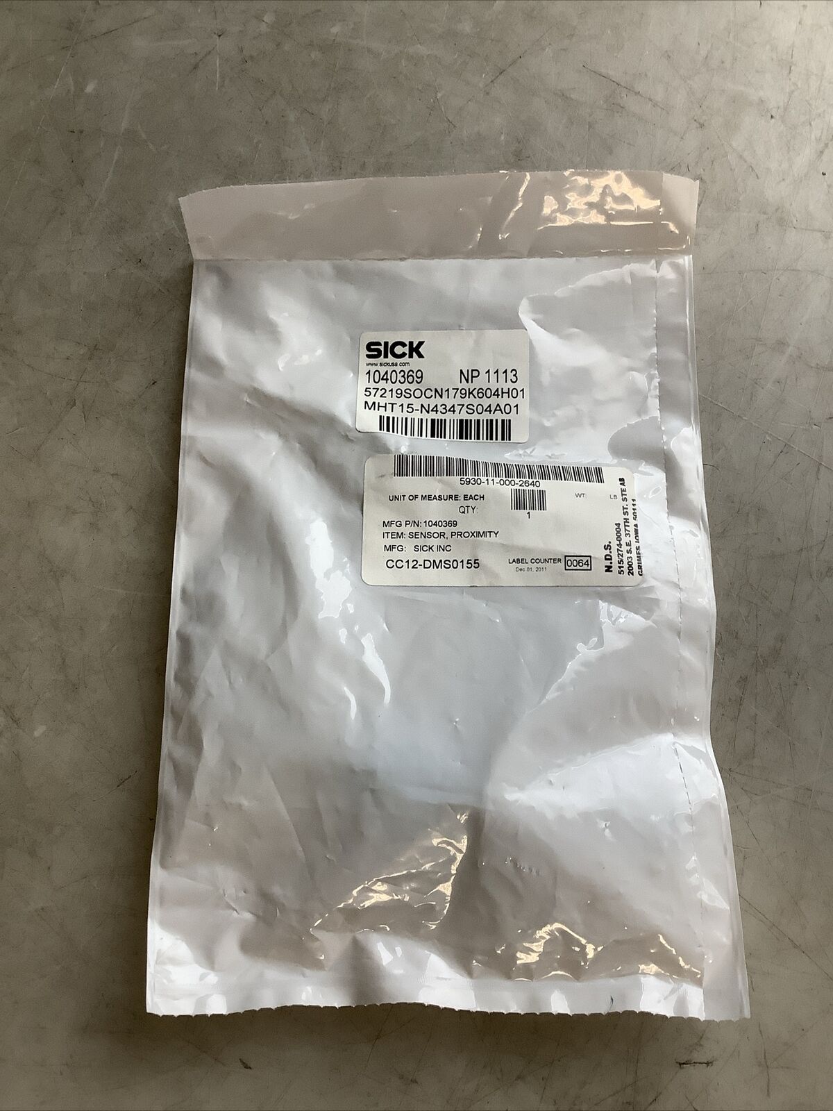 SICK MHT15-N4347S04A01 1040369 TRAY PROXIMITY SENSOR U3S – Industrial ...