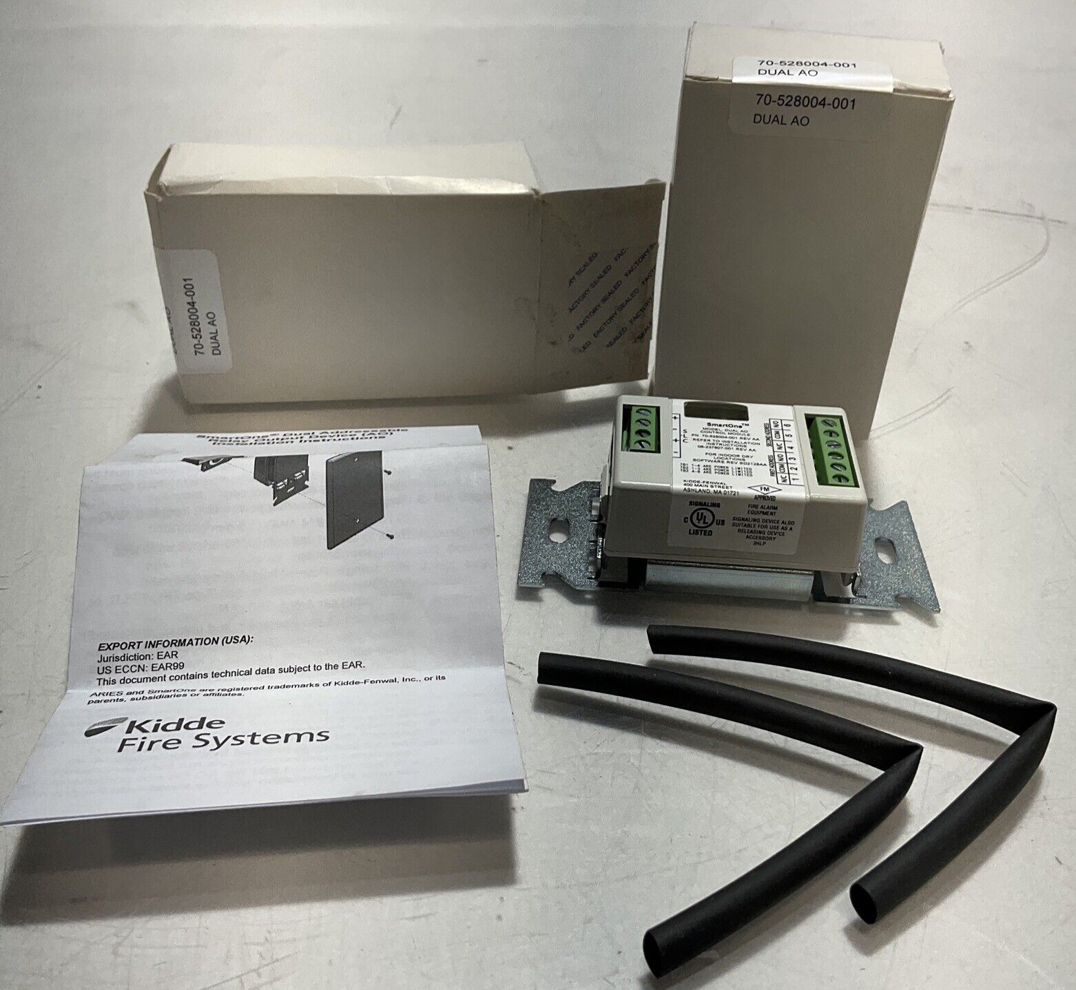 KIDDE FIRE SYSTEM 70-528004-001 SMARTONE ADDRESSABLE RELAY OUTPUT LOT ...