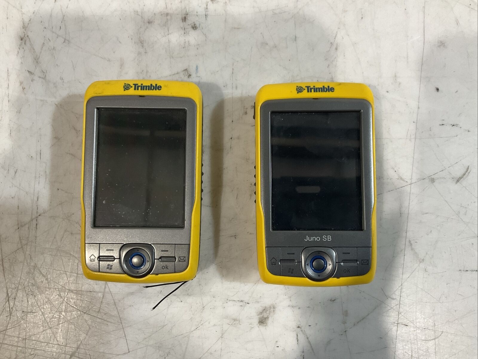 TRIMBLE JUNO SB 66410-00 GPS MAPPING DATA COLLECTOR DEAD BATTERY - LOT ...