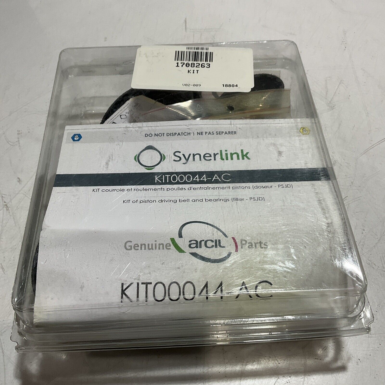 SYNERLINK KIT00044-AC KIT OF PISTON DRIVING BELT AND BEARING FILlER-PS ...