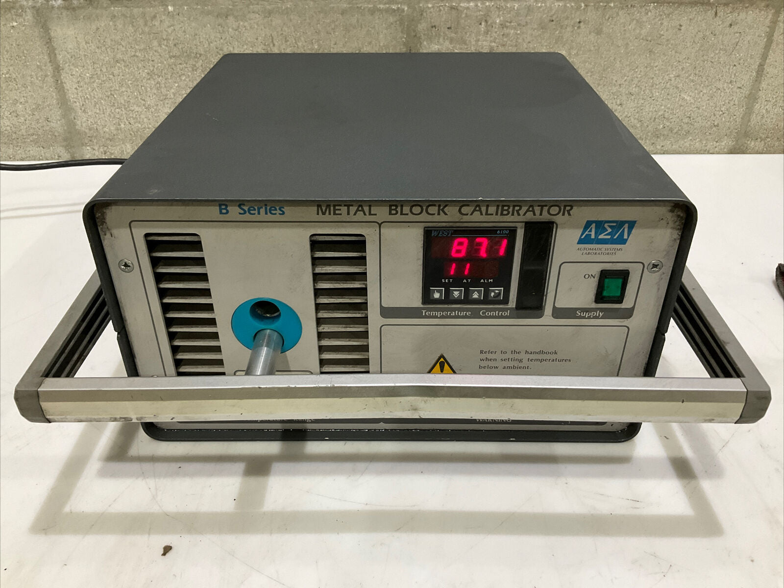 AUTOMATIC SYSTEMS LAB AEA B125X METAL BLOCK CALIBRATOR B SERIES 476 ...