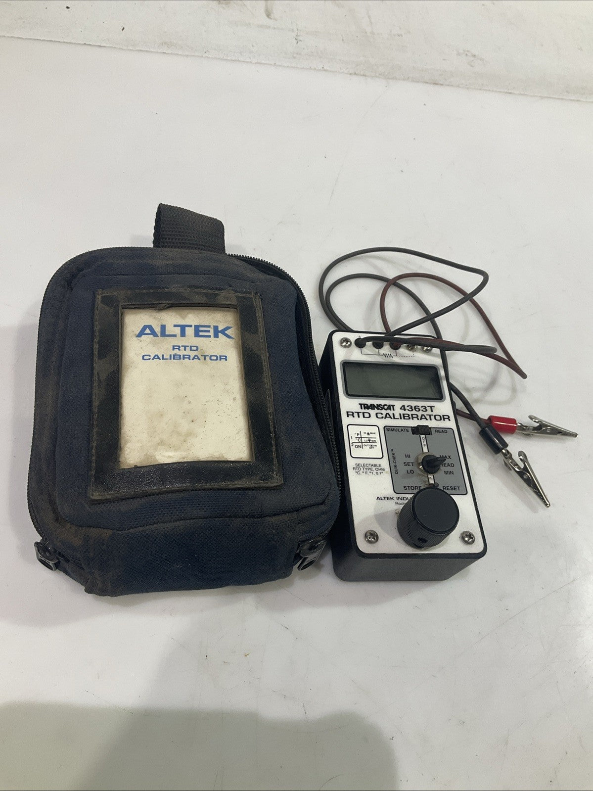 TRANSCAT / ALTEK 4363T RTD CALIBRATOR T2M – Industrial Garage Sales