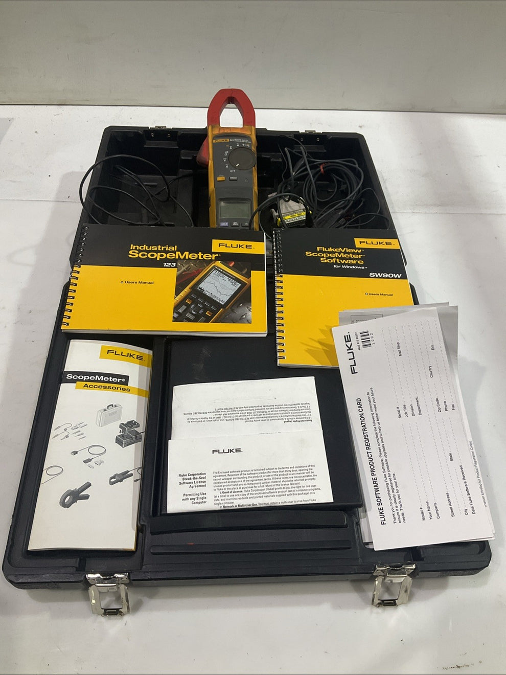 FLUKE 381 REMOTE DISPLAY TERMS CLAMP METER KIT T2M – Industrial Garage ...