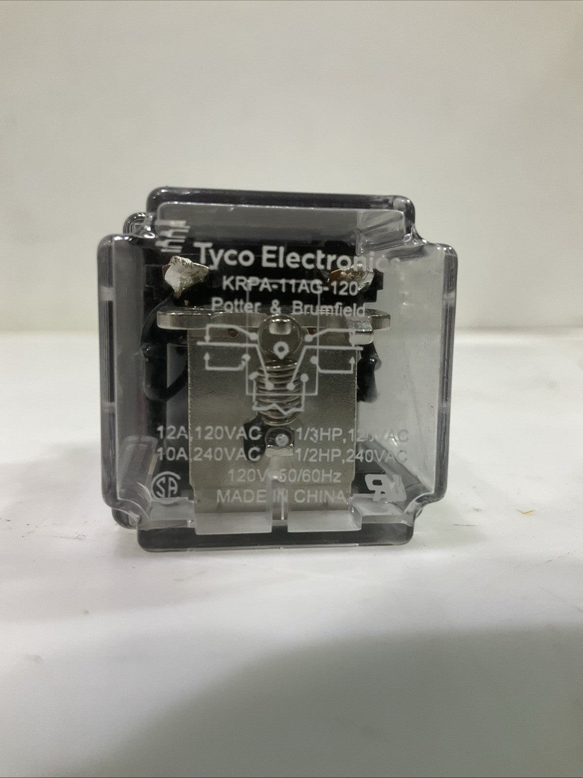 TYCO ELECTRONIC KRPA-11AG-120 POWER RELAYS PANEL PLUG-IN Y2M ...