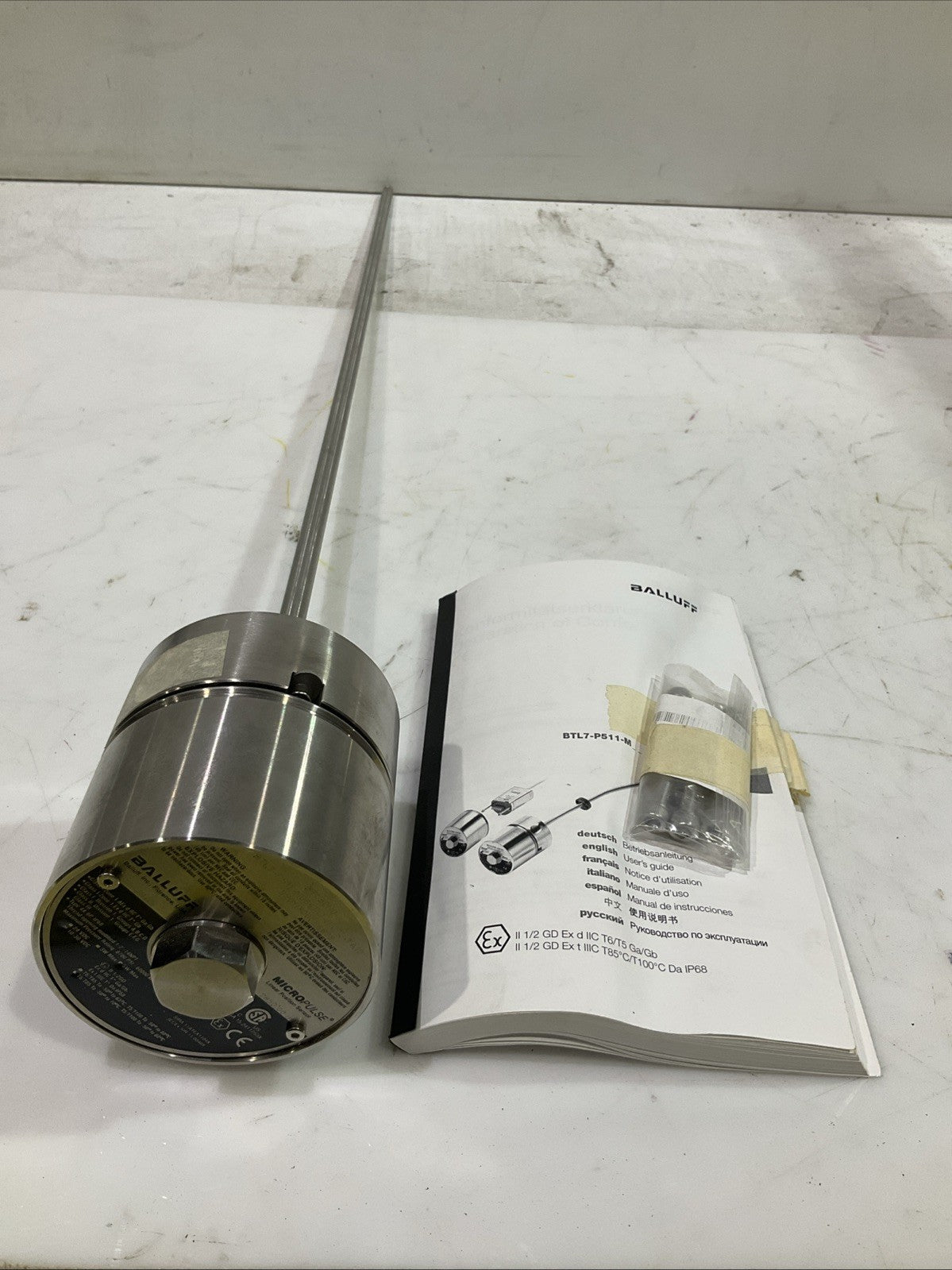 BALLUFF BTL7-P511-M0661-J-DEXC-TA12 MICROPULSE LINEAR POSITION SENSOR ...
