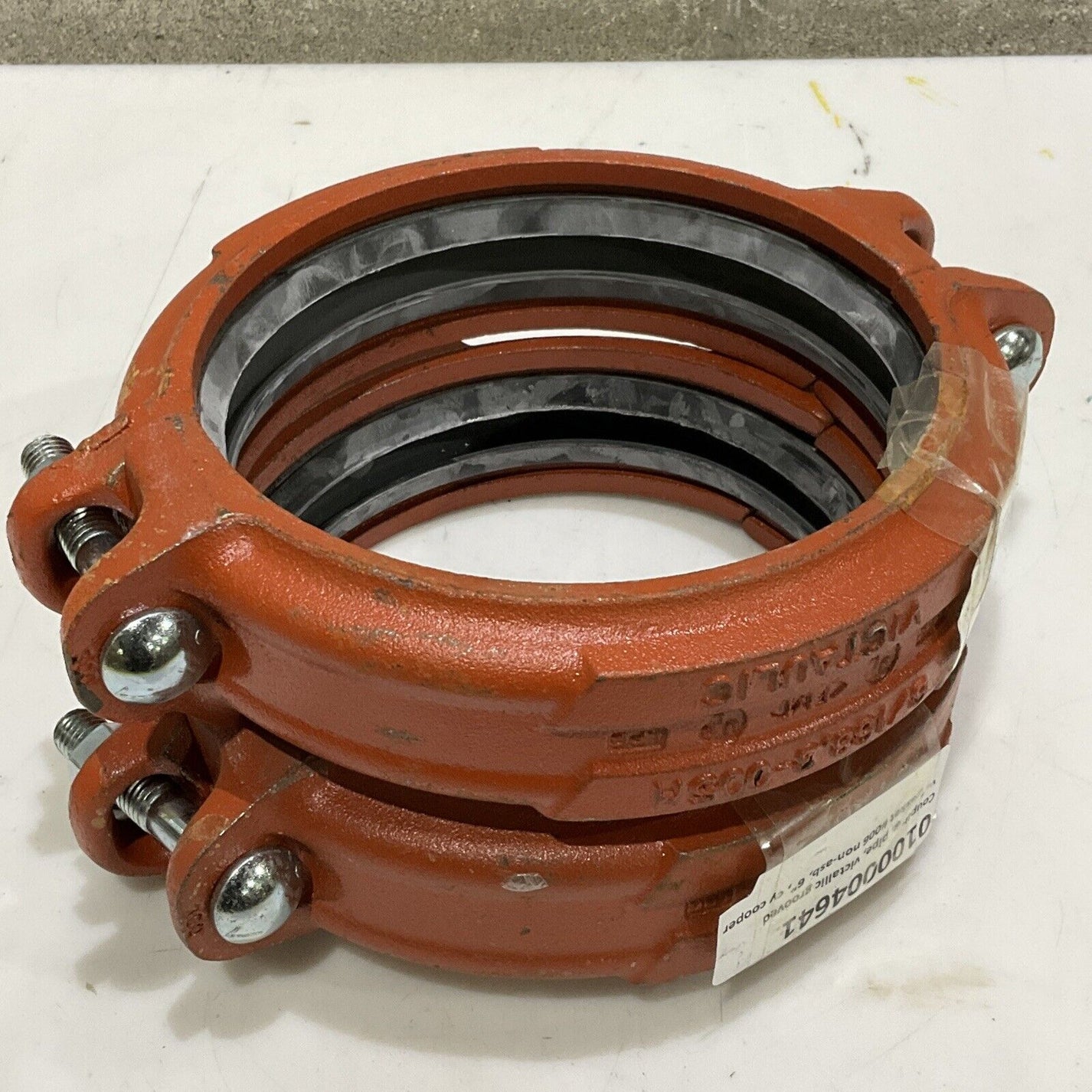 VICTAULIC 6/168,3 -005 H VICTALLIC GROOVED PIPE COUPLING 6” GASKET LOT ...