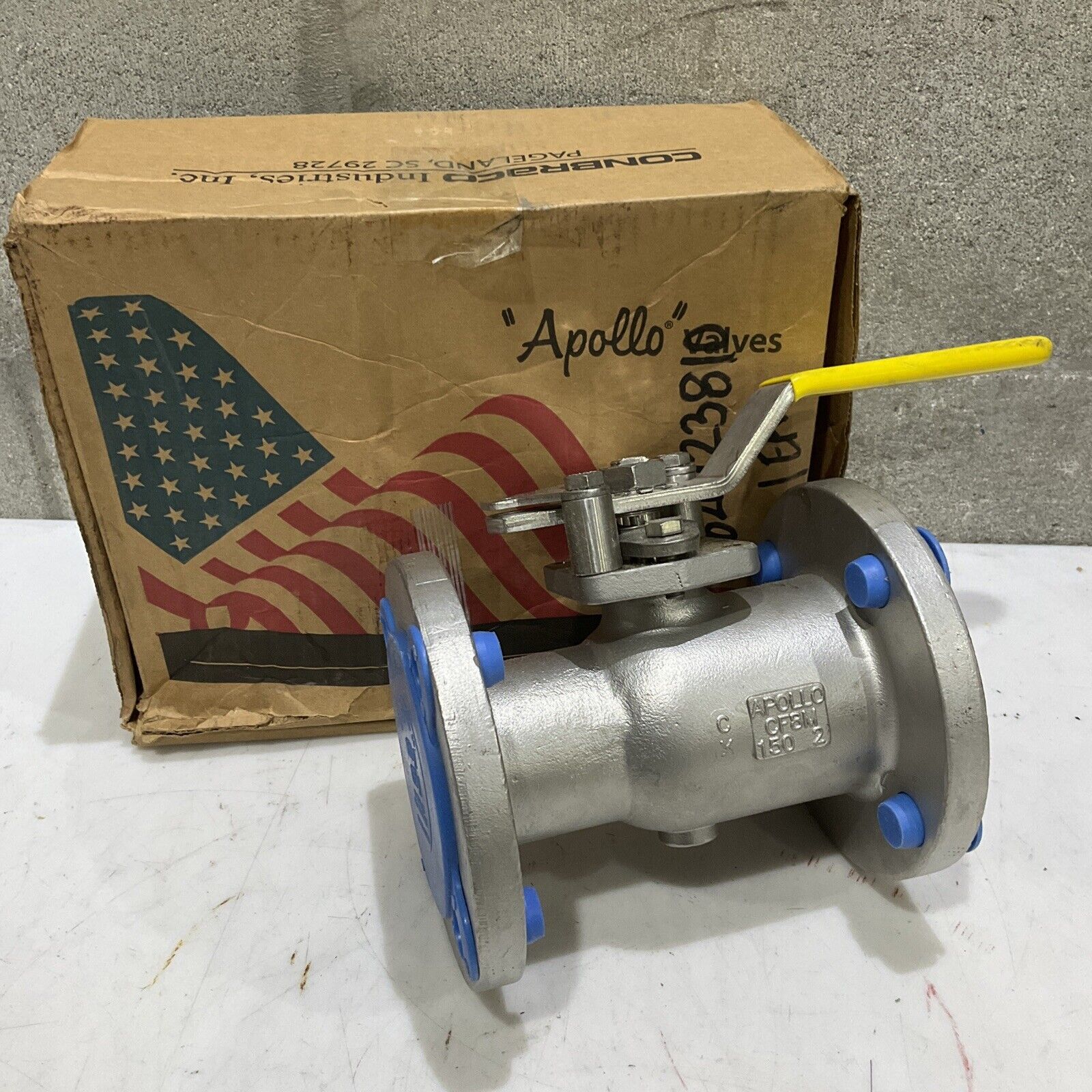 APOLLO 87A-108-01 FLANGED VALVE 2” 150 STANDARD PORT B16.34 373 ...