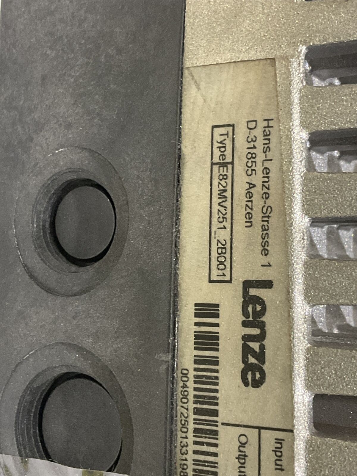 LENZE E82MV251_2B001 INVERTER 8200 MOTEC 230/240V 50/60HZ U3S ...