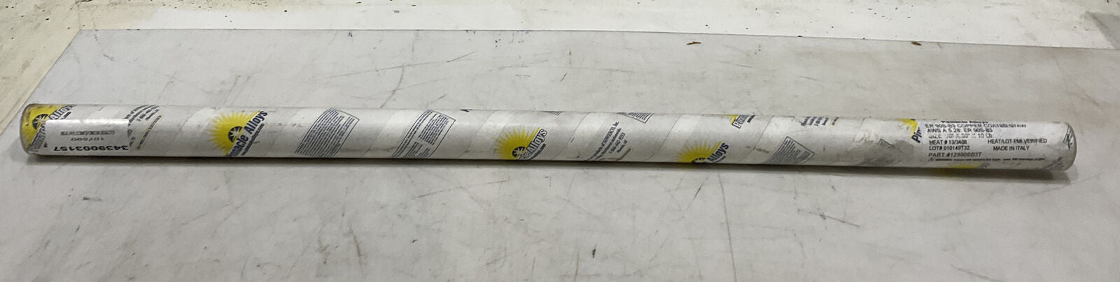 PINNACLE ALLOY ER90S-B3 COPPER COATED 1/8” WELDING ELECTRODE 10 LBS 37 ...