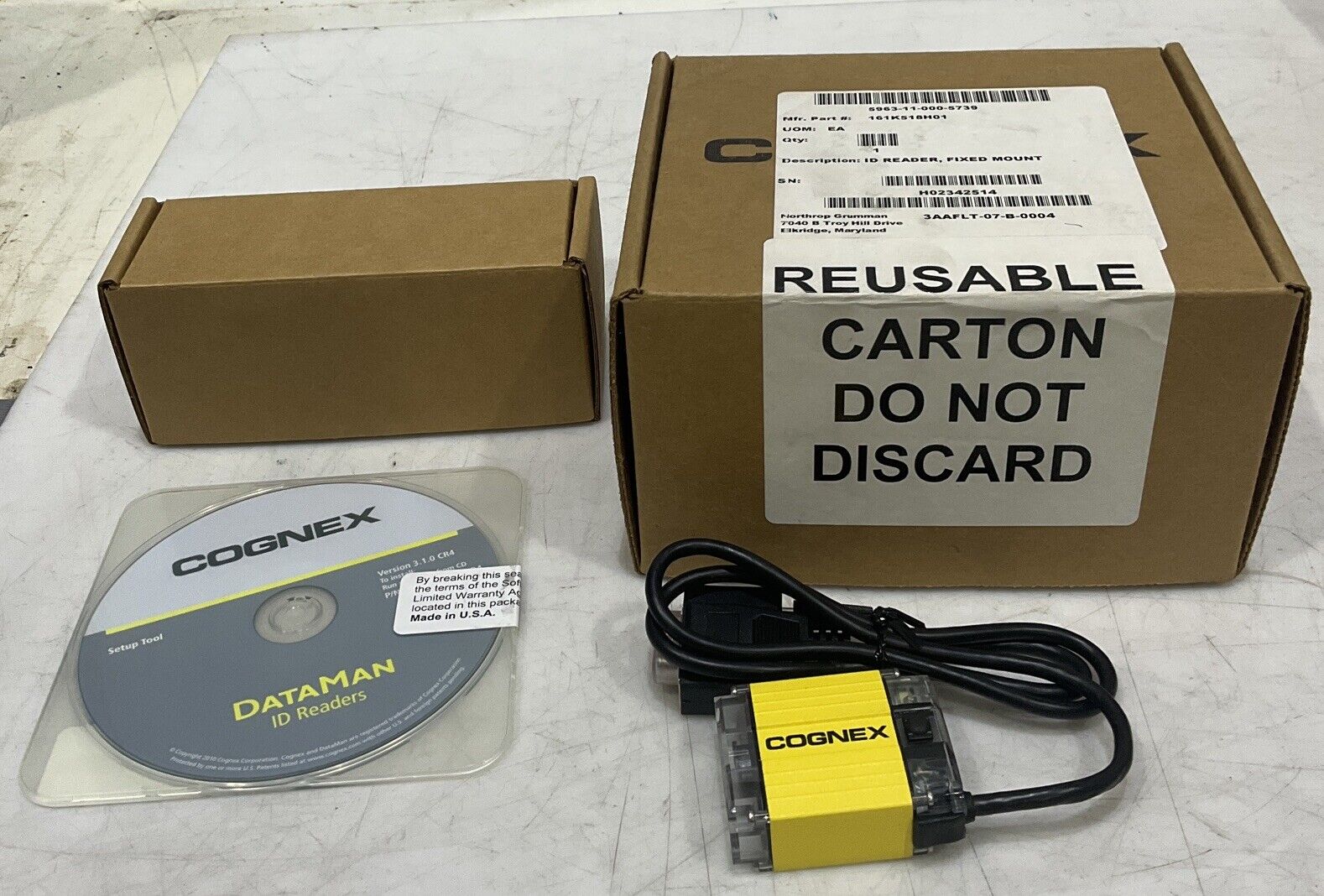 COGNEX DMR-100Q-01 DATAMAN FIXED-MOUNT READER U3S – Industrial Garage Sales