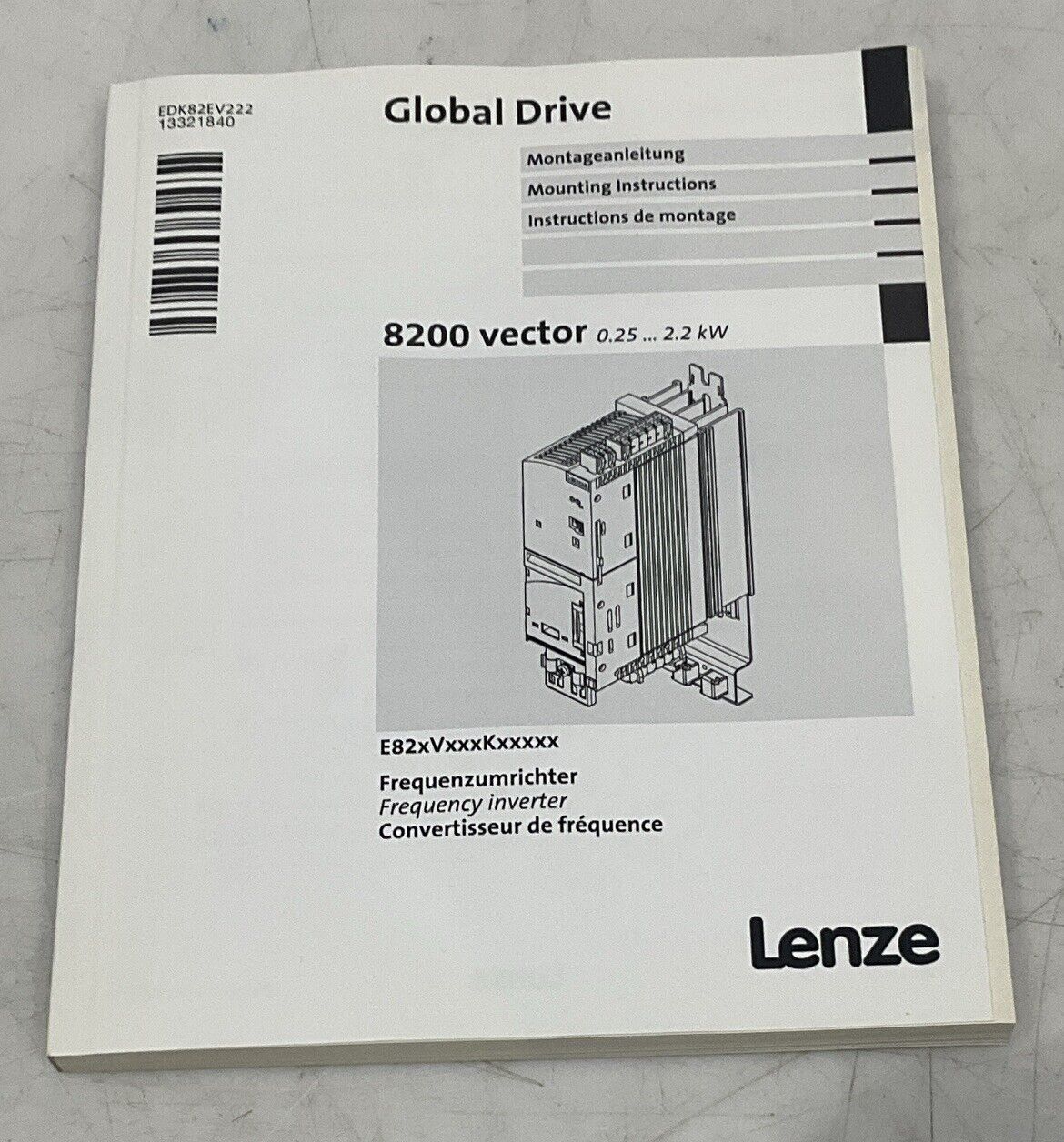 LENZE 8200 VECTOR E82EV152 INVERTER U3S – Industrial Garage Sales